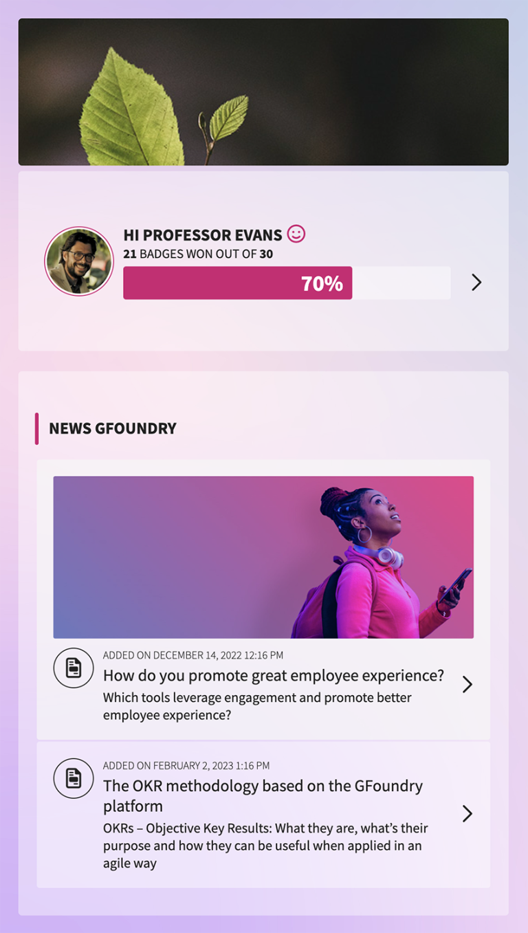 Talent management platform to boost employee engagement